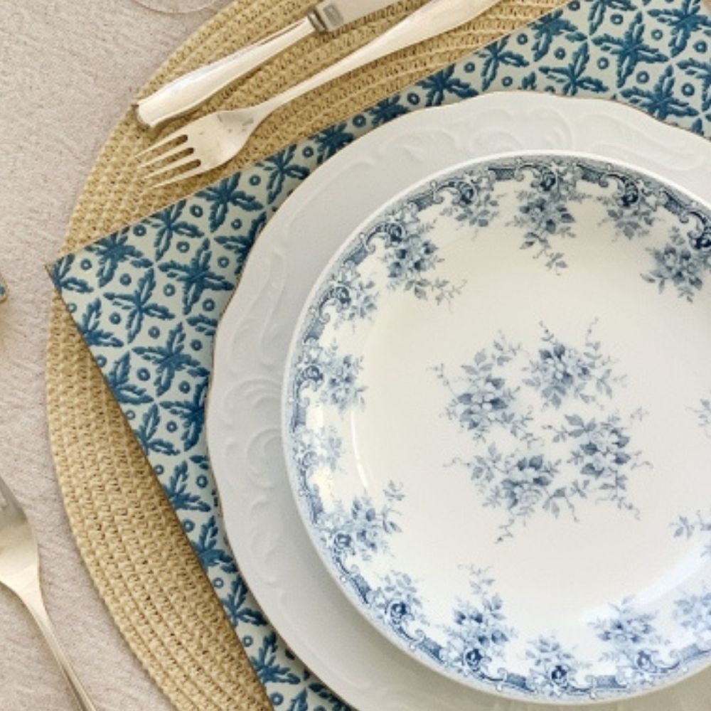 Aspa Azul Plato Cuadrado – Chiticris